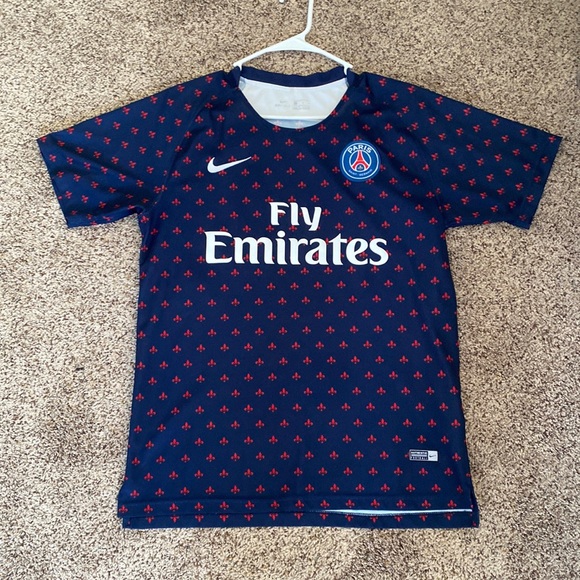 Nike | Shirts | Nike Fly Emirates Psg Jersey | Poshmark